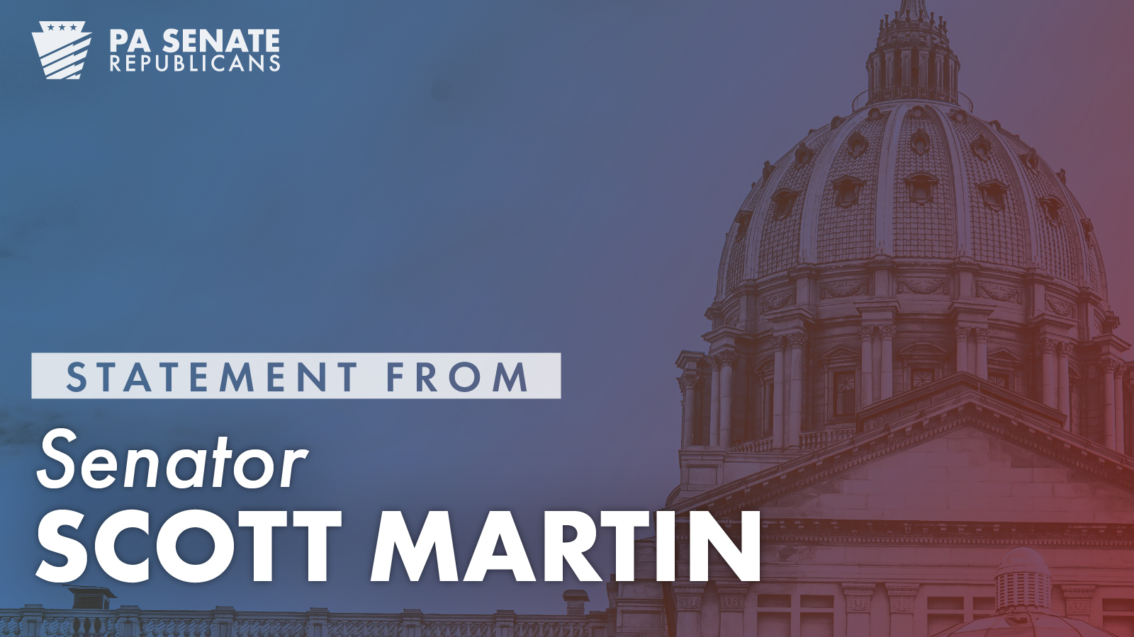 Senator Martin Congratulates Senator Aument on New Role - Senator Martin